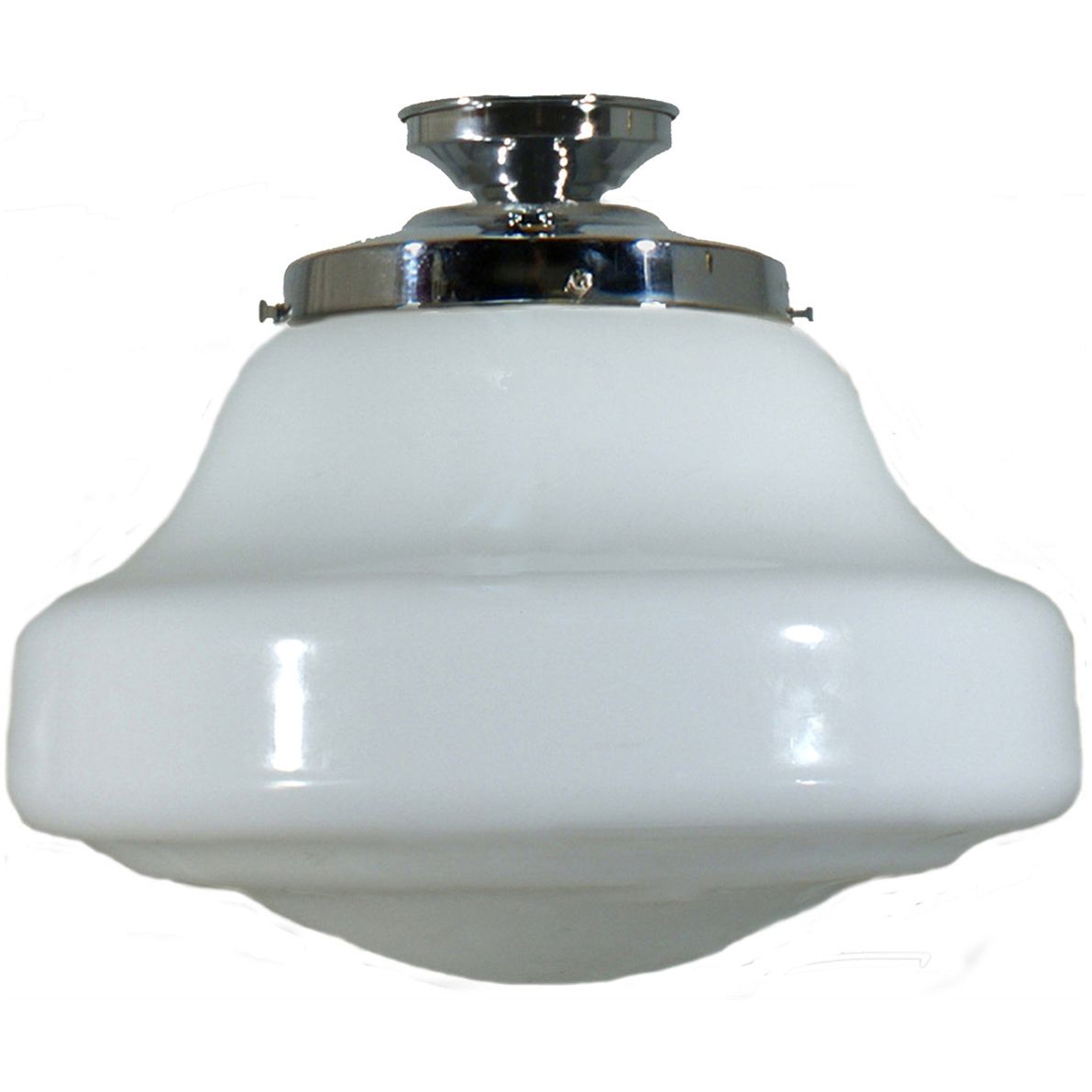 Lighting Inspiration Lincoln Schoolhouse Opal Batten Fix Light Chrome ...