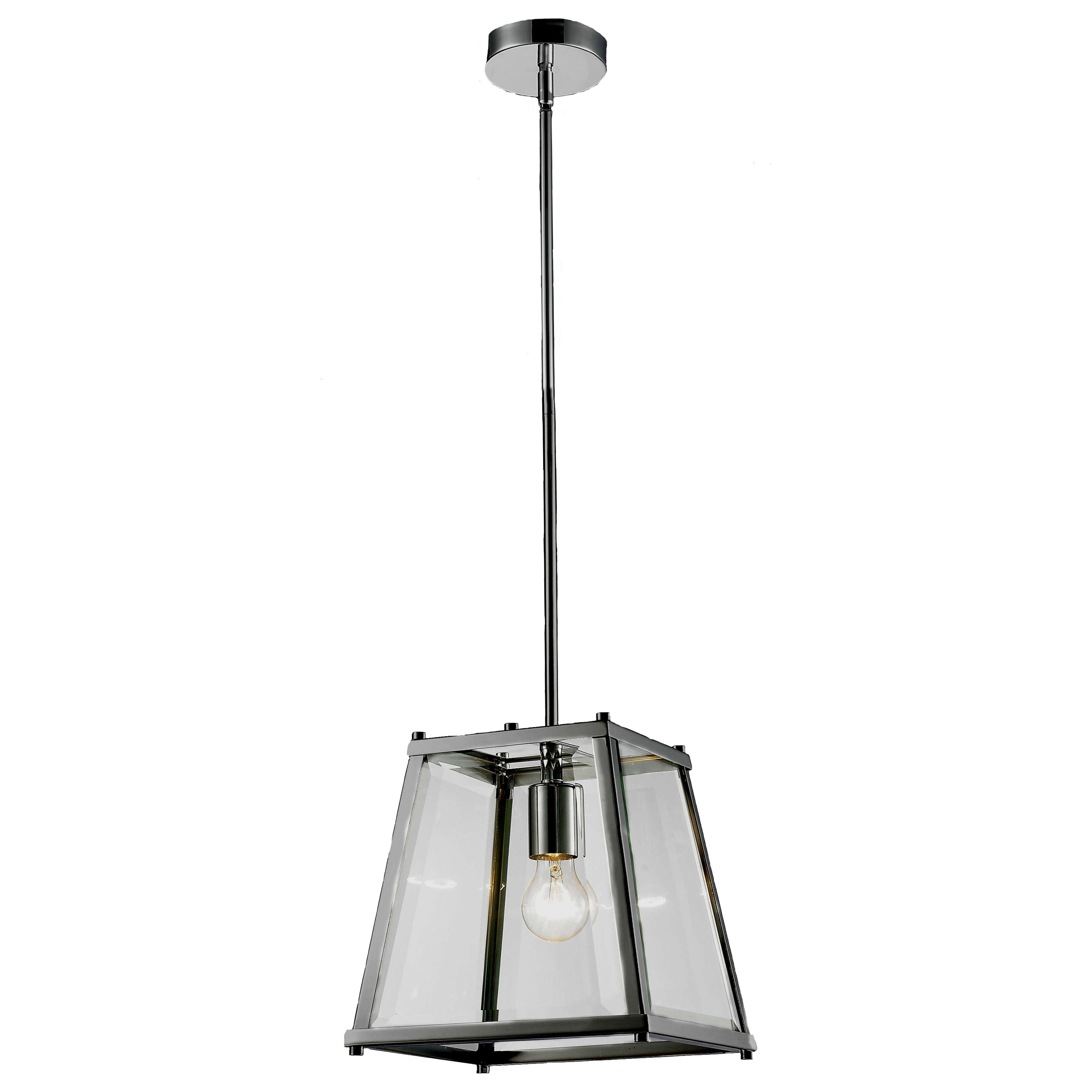 Lighting Inspiration Oregon Lantern Small 1Lt Chrome – ZY Lighting