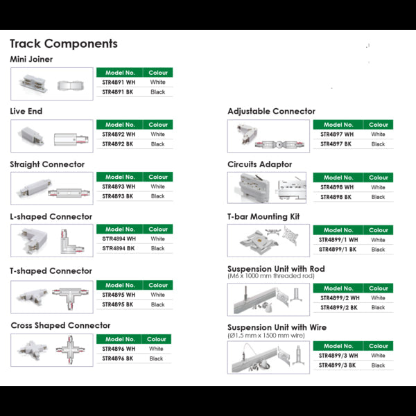 SAL THREE CIRCUIT TRACK STR4890 – ZY Lighting